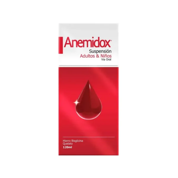 Anemidox Fumarato Ferroso + Acido Folico + Ascorbico Suspension X 120 ...