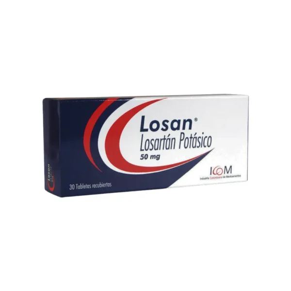 Losan Losartan 50 Mg X 30 Tabletas - Interdrogas