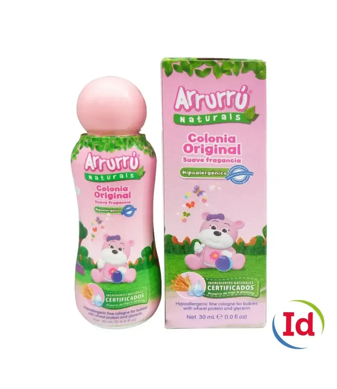 colonia arrurru naturals rosada 30 ml - Interdrogas